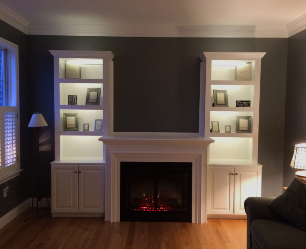Bookcase Lighting, Switched Outlet System - Inspired LED Bookcase Lighting, Switched Outlet System - Inspired LED