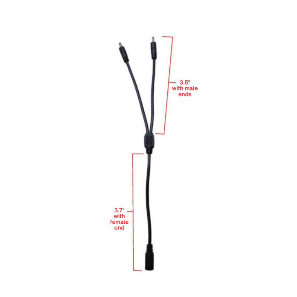 Interconnect "Y" Cable, LED Splitter Cable for LED Lighting - Inspired LED