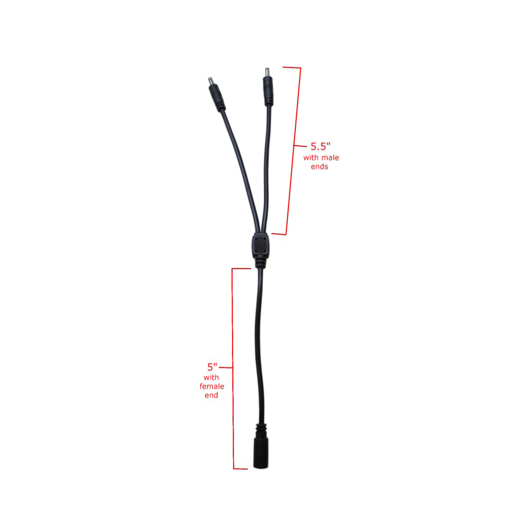 Interconnect "Y" Cable, LED Splitter Cable for LED Lighting - Inspired LED