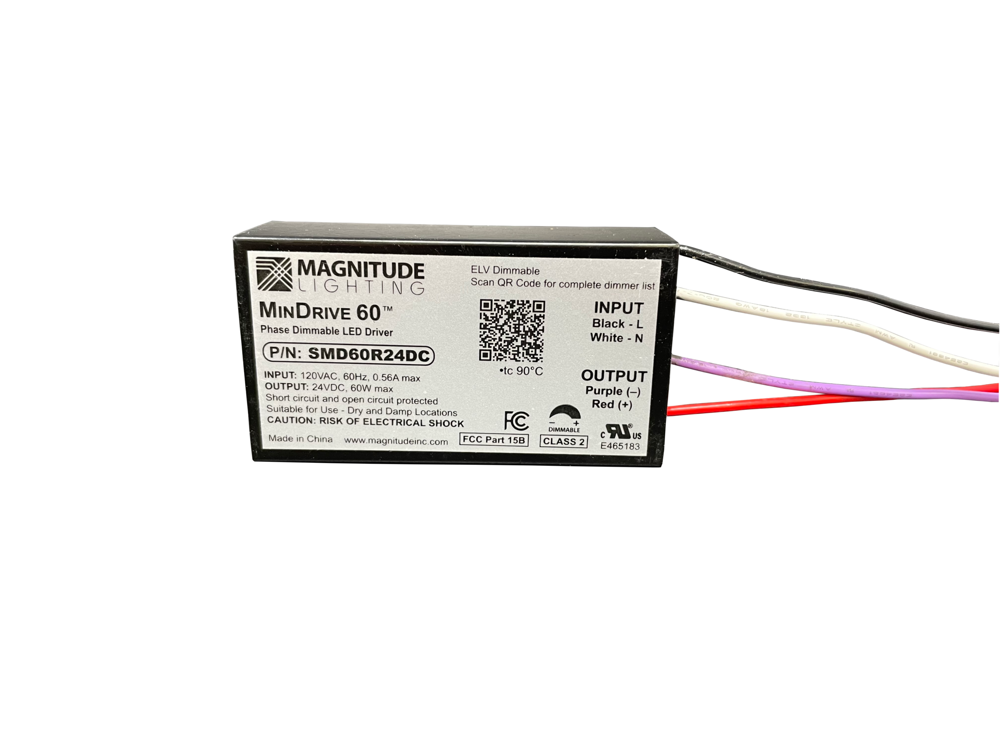 24V 60W MinDrive Dimmable Driver - Inspired LED